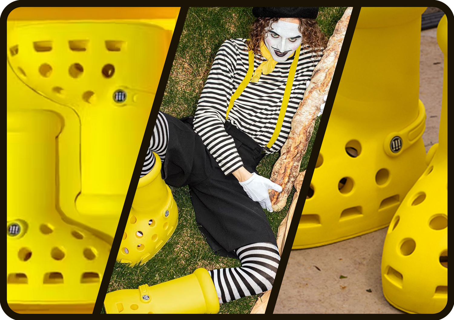 MSCHF x Crocs Big Yellow Boots review! – DRIP DROPS
